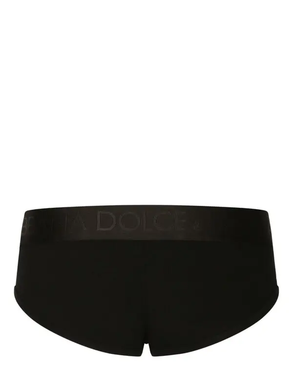 Dolce & Gabbana Logo-waistband Cotton Briefs
