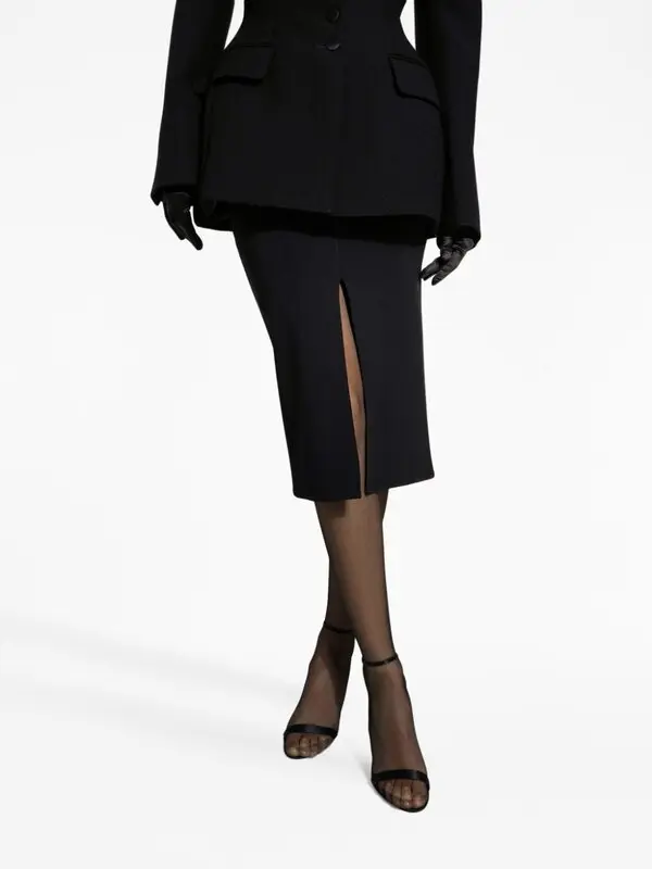 Dolce & Gabbana High-waist Pencil Skirt - Black