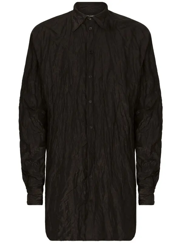 Dolce & Gabbana Crease-effect Long-sleeve Shirt
