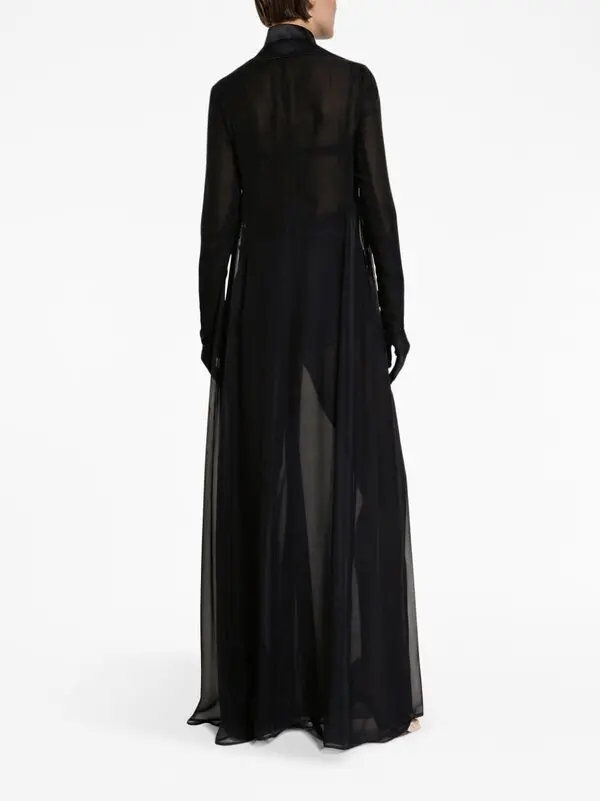 Dolce & Gabbana Wide-leg Stretch-silk Trousers