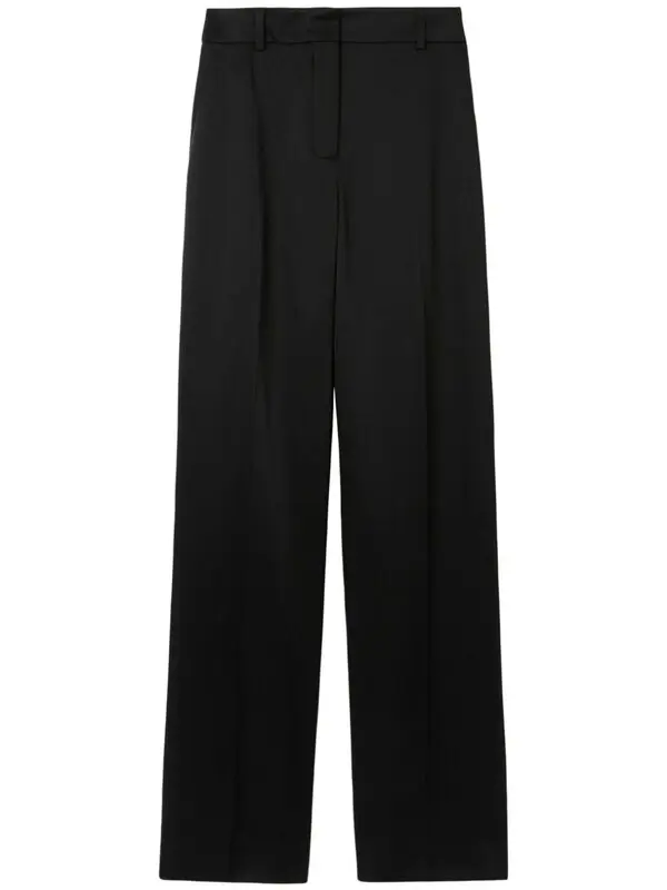 Burberry Pressed-crease Flared Trousers
