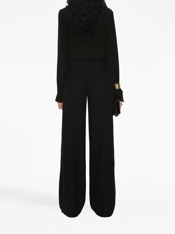 Burberry Pressed-crease Flared Trousers