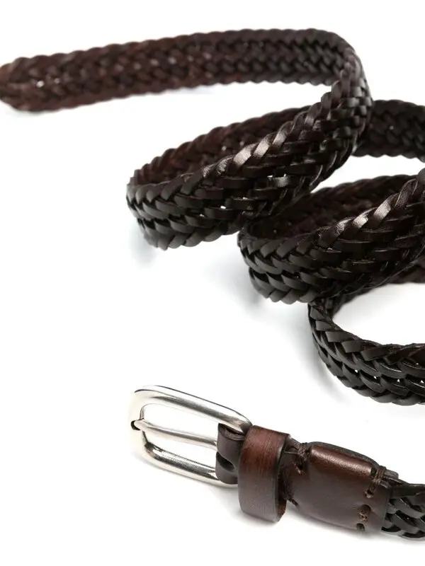Brunello Cucinelli Braided Leather Belt
