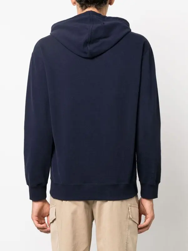 Brunello Cucinelli Slogan-embroidered Cotton Hoodie