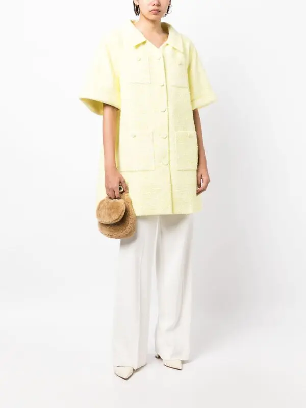 Huishan Zhang Constantine Bouclé Coat