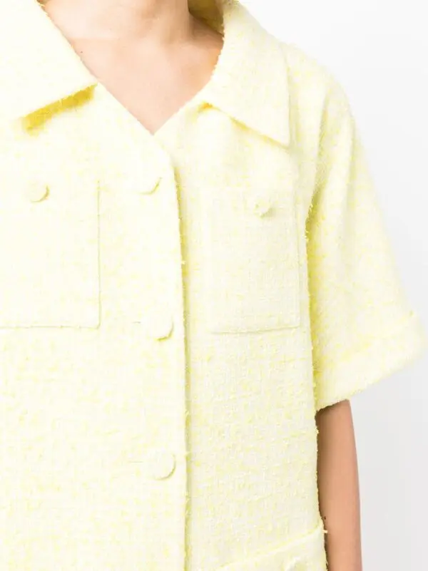 Huishan Zhang Constantine Bouclé Coat
