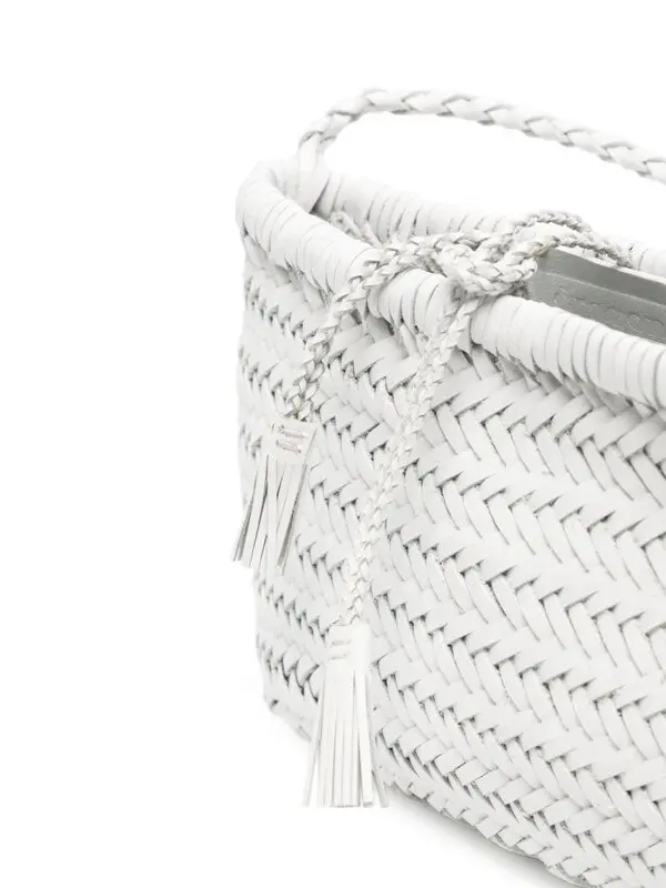 Dragon Diffusion Minsu Woven Shoulder Bag - White
