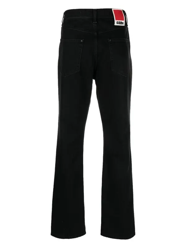 032C Logo-patch Organic Cotton Jeans