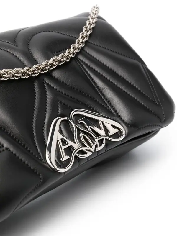 Alexander McQueen The Seal Shoulder Bag - Black