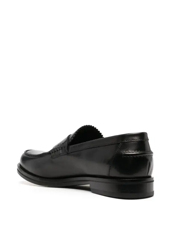 DOUCAL'S Slip-on Penny Loafers - Black
