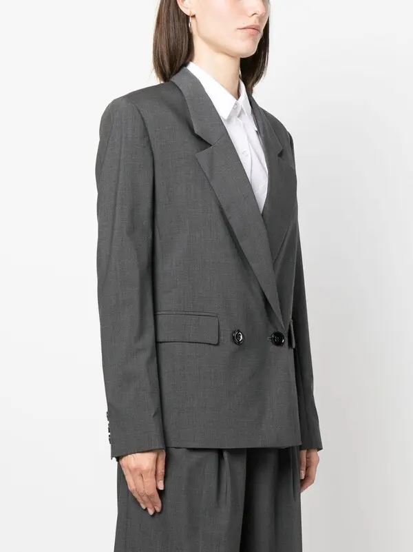 Dorothee Schumacher Double-breasted Virgin Wool-blend Blazer