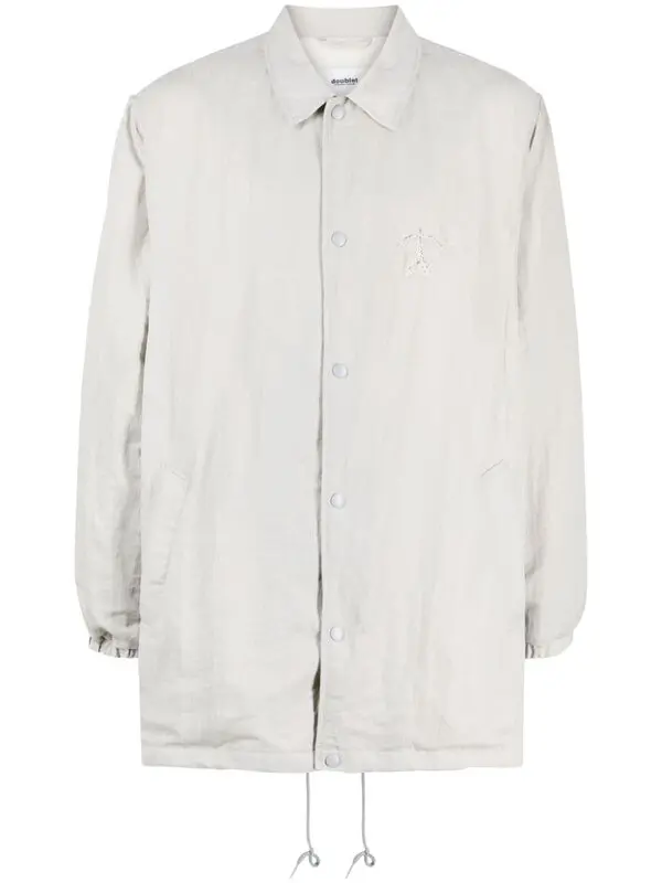 DOUBLET Logo-embroidered Shirt Jacket