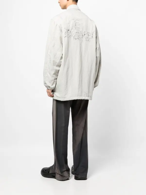 DOUBLET Logo-embroidered Shirt Jacket