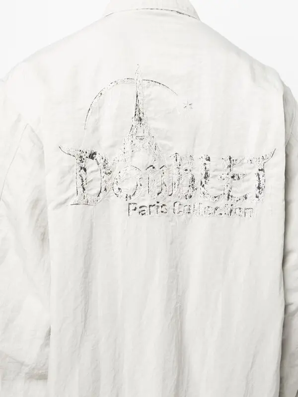 DOUBLET Logo-embroidered Shirt Jacket