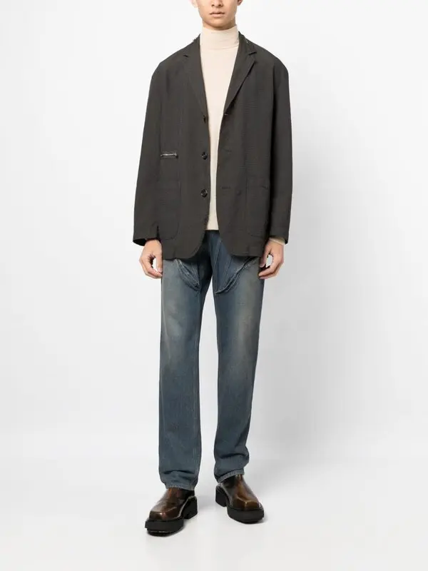 Undercover Logo-patch Cashmere Jumper