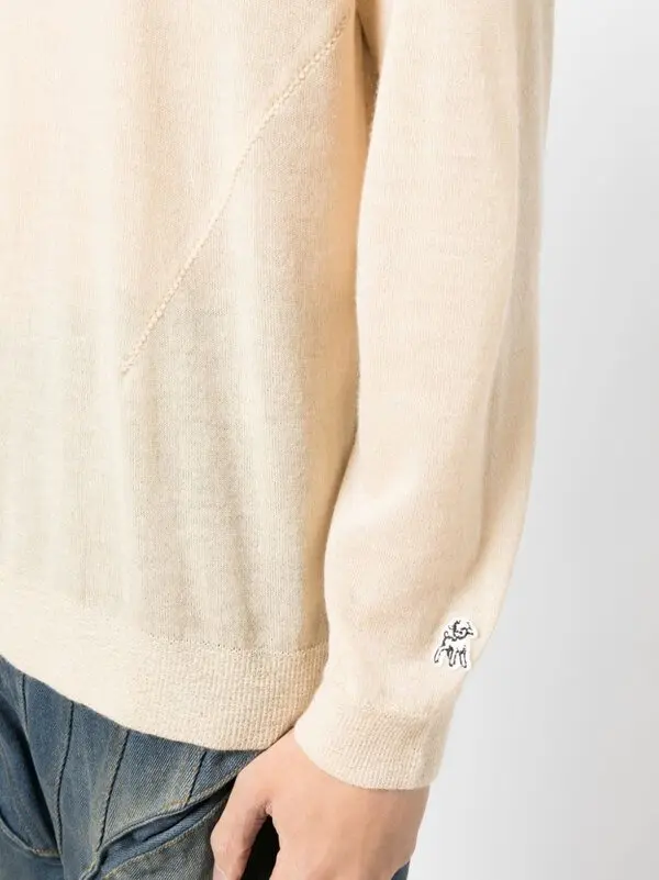 Undercover Logo-patch Cashmere Jumper