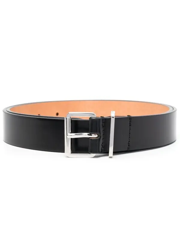 Dsquared2 Debossed-logo Leather Belt - Black