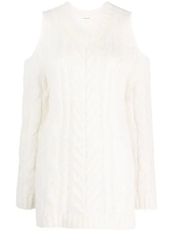P.a.r.o.s.h Off-shoulder Crochet Jumper