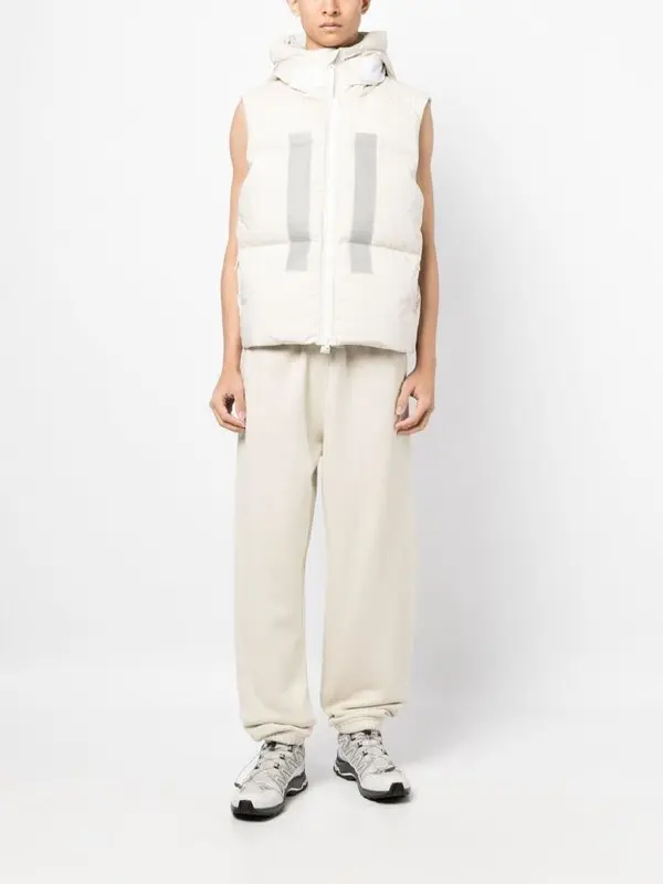 Stone Island Logo-appliqué Cotton Track Pants - Neutrals