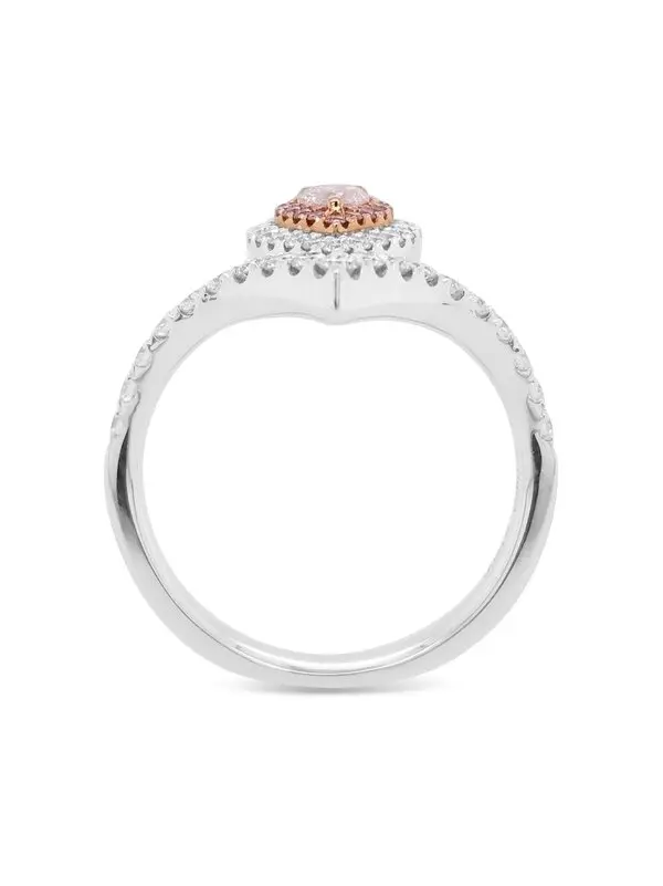 HYT JEWELRY 18kt White And Yellow Gold Diamond Ring