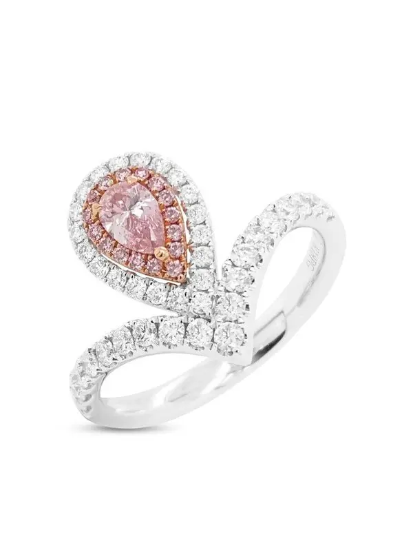 HYT JEWELRY 18kt White And Yellow Gold Diamond Ring