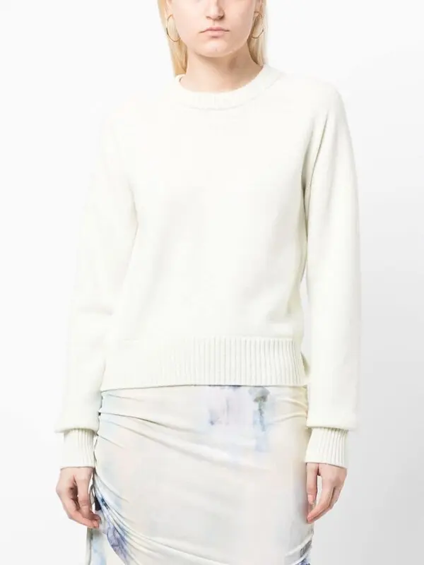 SHANG XIA Cut-out Crew-neck Jumper