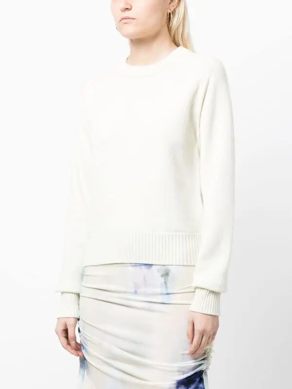 SHANG XIA Cut-out Crew-neck Jumper
