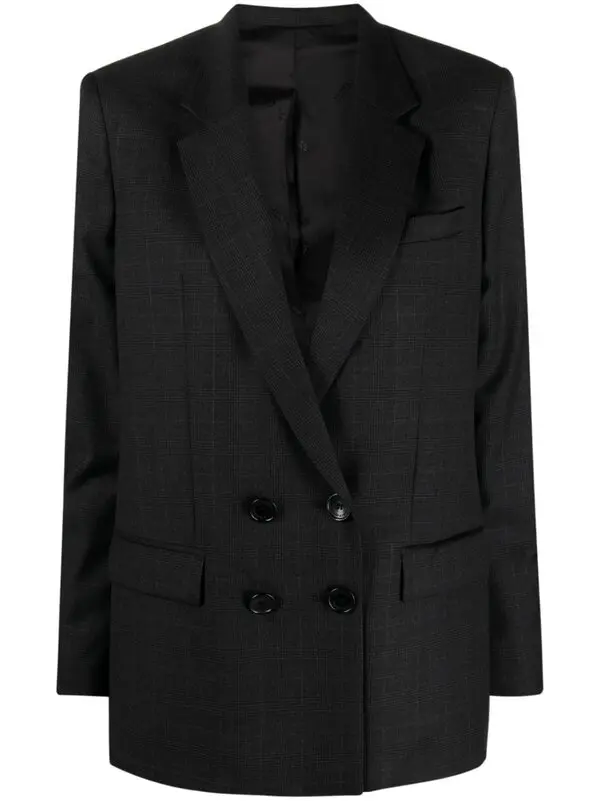 Isabel Marant Étoile Manelle Virgin Wool Double-breasted Blazer