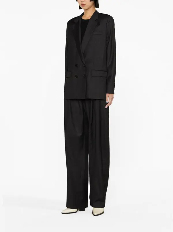 Isabel Marant Étoile Manelle Virgin Wool Double-breasted Blazer