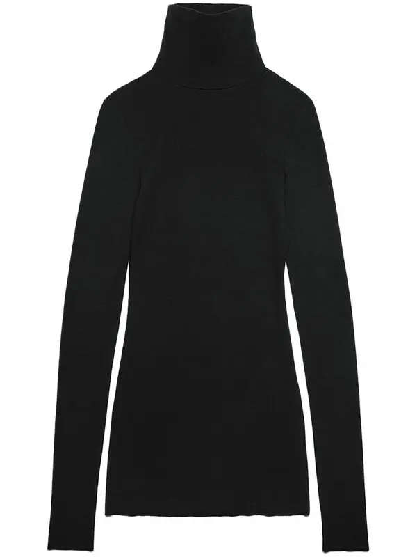 AMI Paris High-neck Knitted Minidress