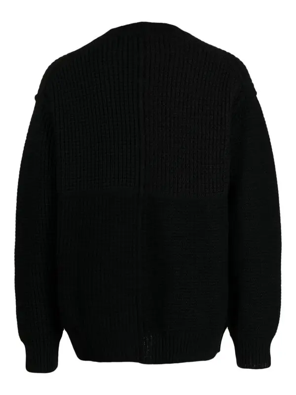 Comme Des Garçons Long-sleeved Wool Jumper
