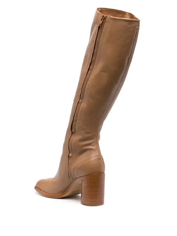 MAISON MARGIELA Tabi 85mm Knee-high Boots - Brown