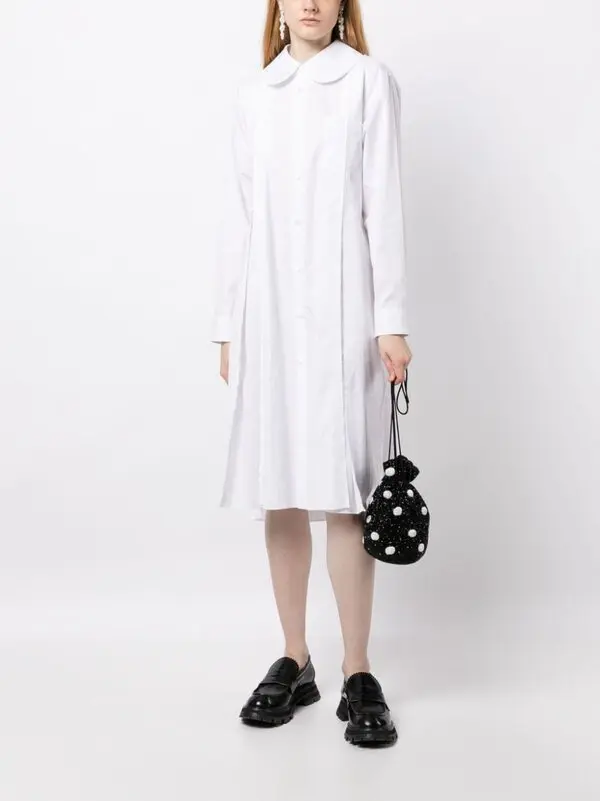 Comme Des Garçons Peter-pan Collar Cotton Shirt