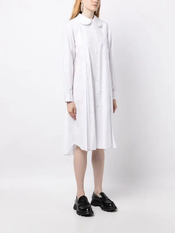 Comme Des Garçons Peter-pan Collar Cotton Shirt
