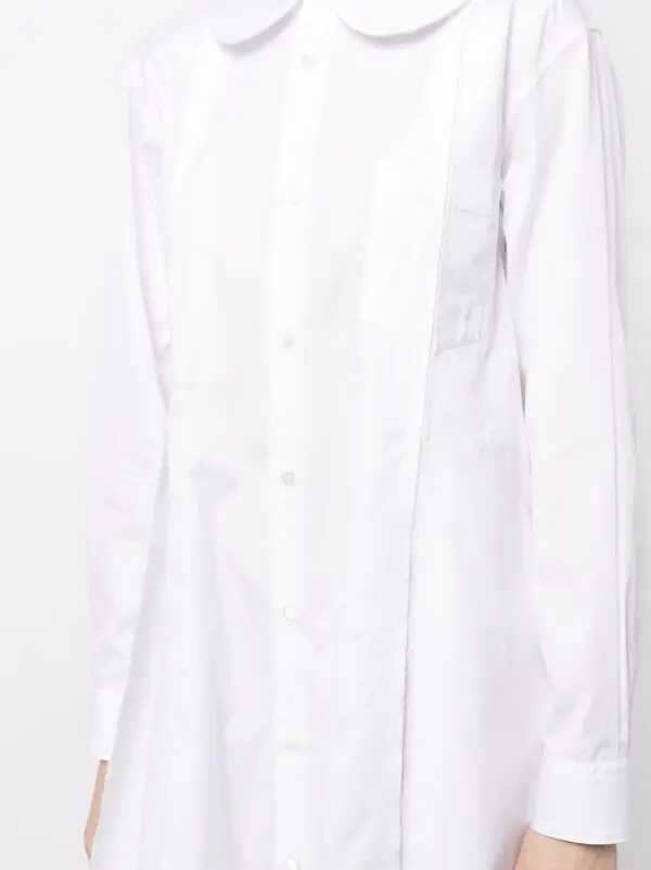 Comme Des Garçons Peter-pan Collar Cotton Shirt