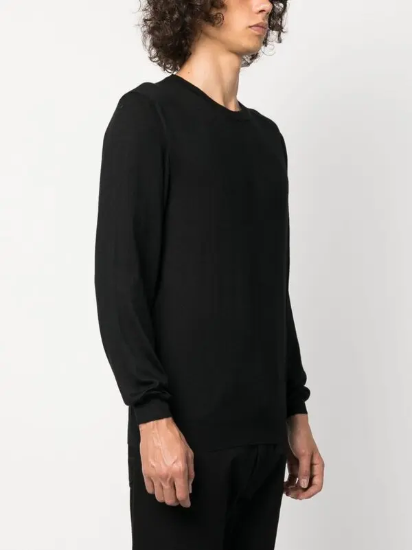 Fedeli Fine-knit Cashmere Jumper - Black