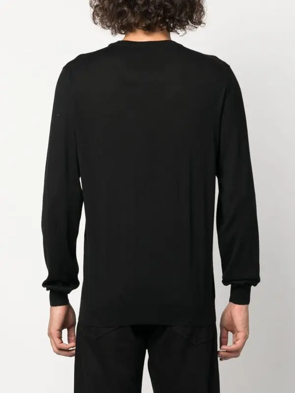 Fedeli Fine-knit Cashmere Jumper - Black