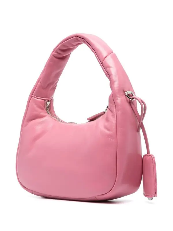 Prada Padded Nappa Leather Shoulder Bag - Pink