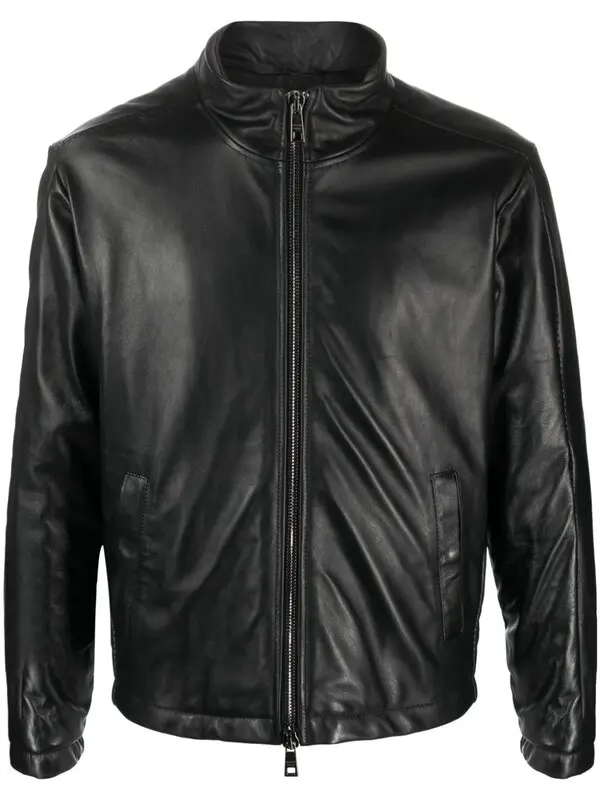 GIORGIO BRATO Zip-up Leather Jacket