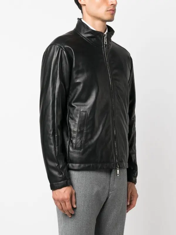 GIORGIO BRATO Zip-up Leather Jacket