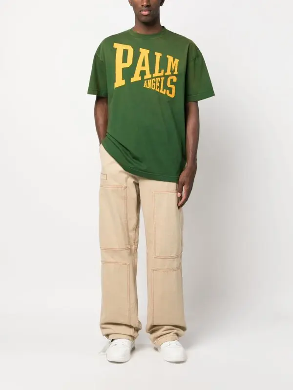 Palm Angels Logo-print Cotton T-shirt