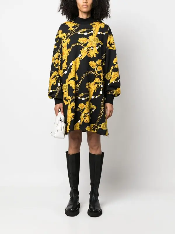 Versace Chain Couture Minidress