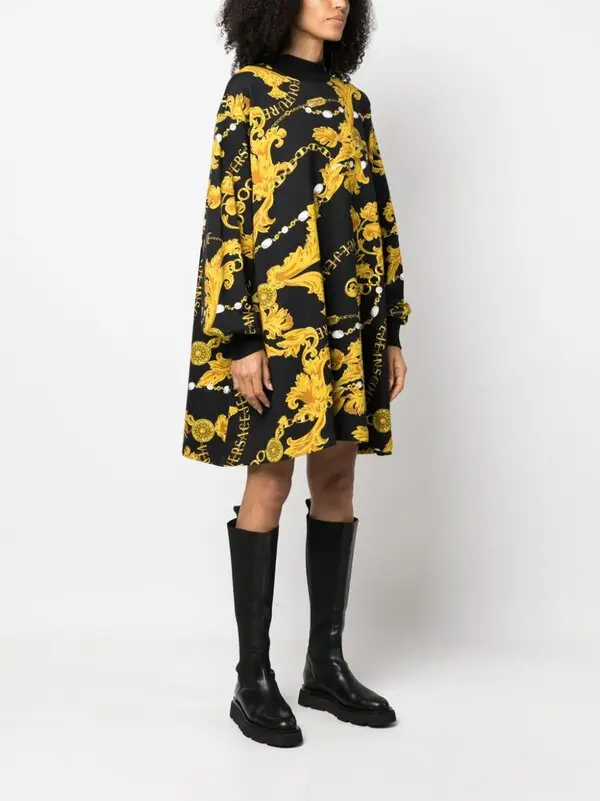 Versace Chain Couture Minidress