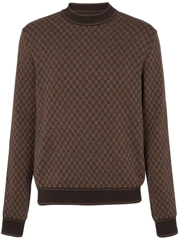 Balmain Intarsia-knit Jumper