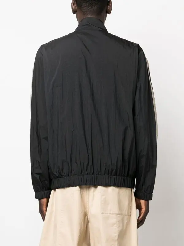 Palm Angels Logo Print Track Jacket - Black