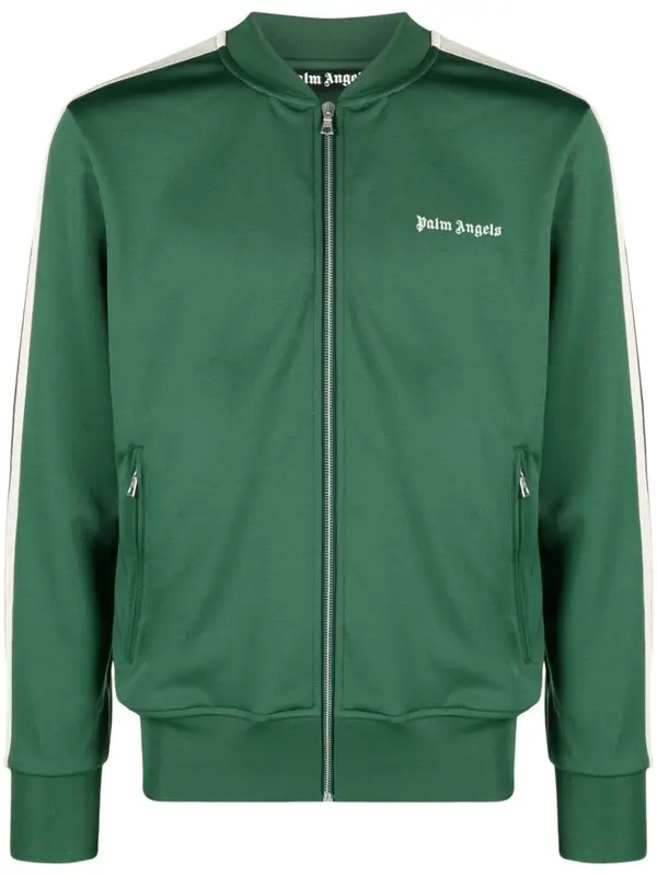 Palm Angels Bomber Track Jacket - Green