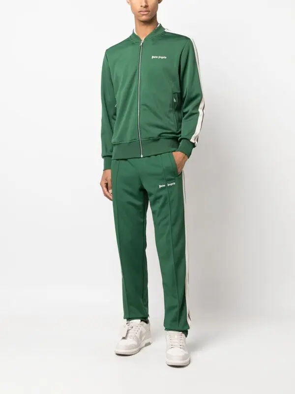 Palm Angels Bomber Track Jacket - Green