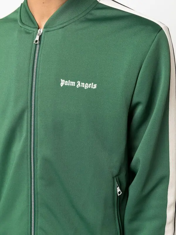 Palm Angels Bomber Track Jacket - Green