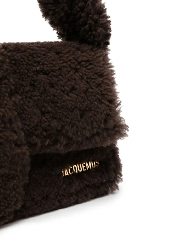 Jacquemus Le Bambidou Shearling Shoulder Bag