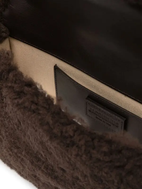 Jacquemus Le Bambidou Shearling Shoulder Bag